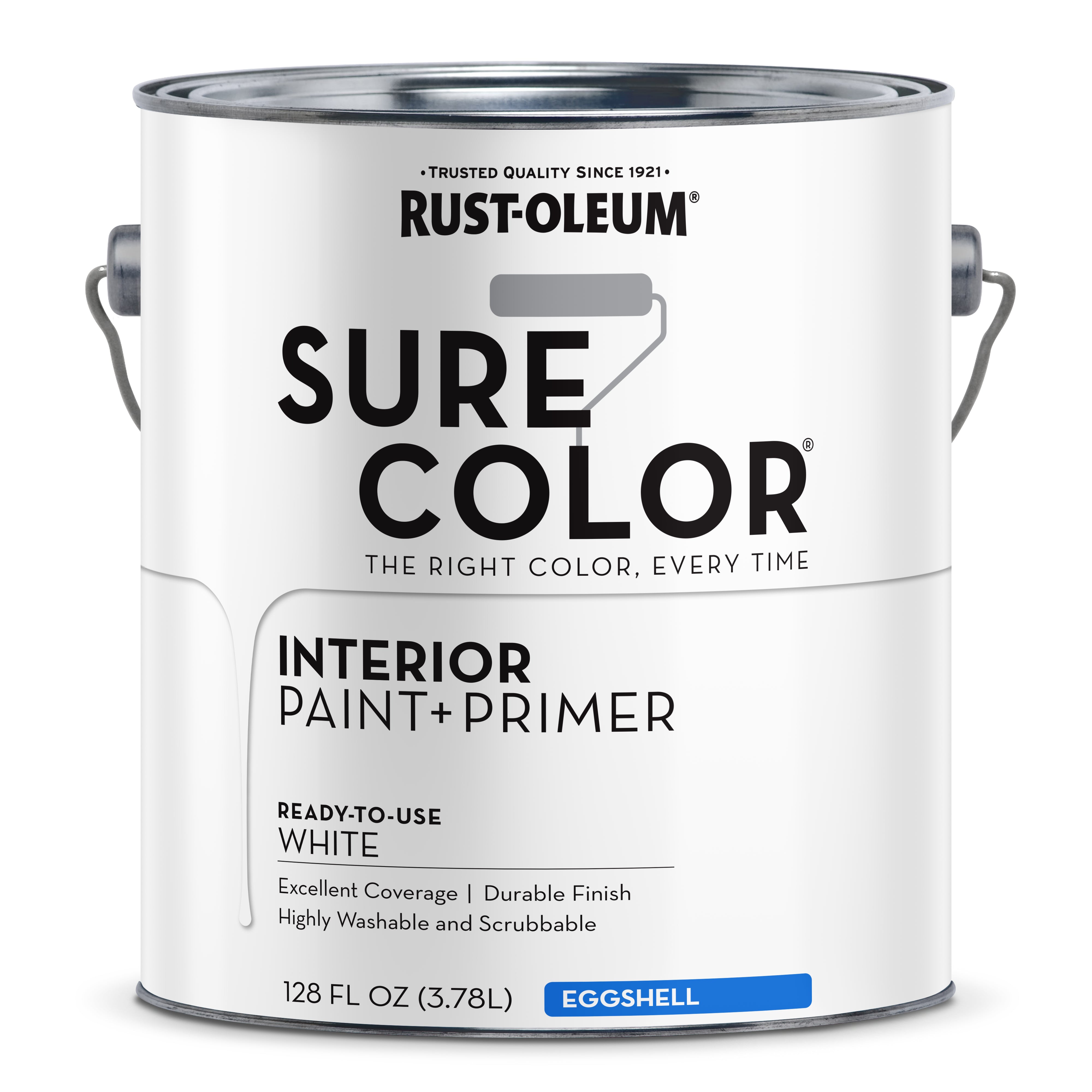Rust-Oleum Sure Color Paint Eggshell Interior Wall Paint 1 Gallon ...